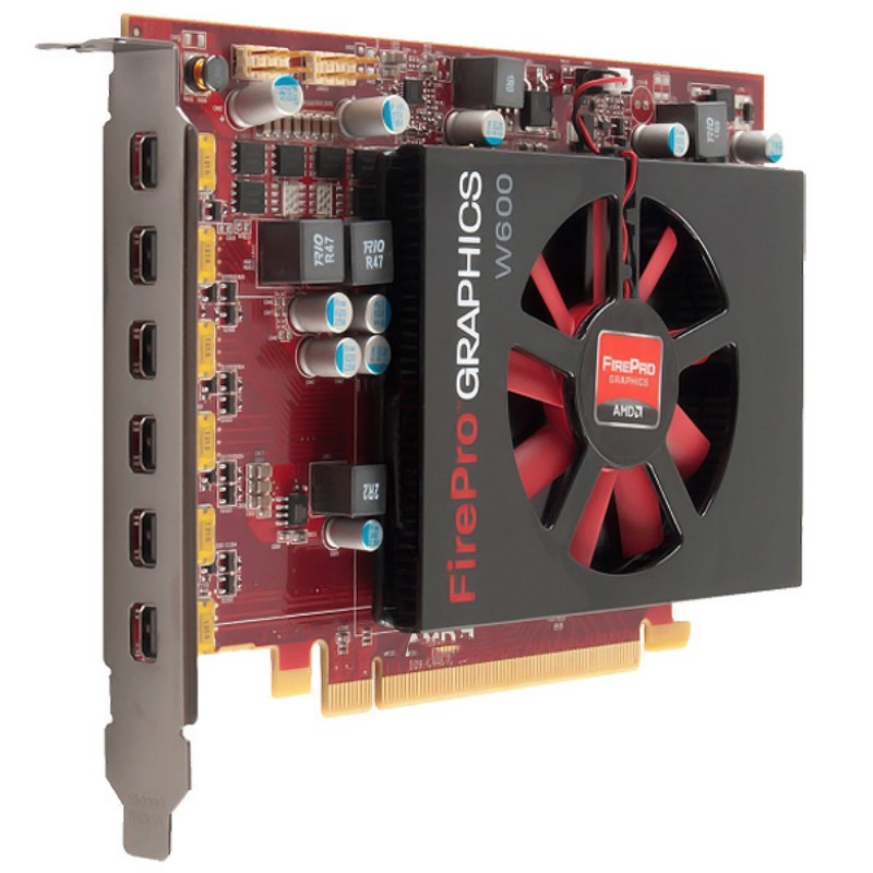 PLACA GRÁFICA AMD FIREPRO W600 2GB 6xMINI DP - Equipamentos Informática